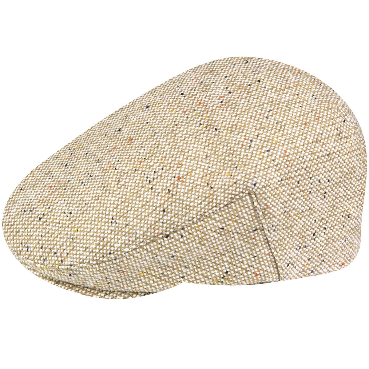 Wool Blend British Ivy Cap Tan Donegal/M Country Gentleman Beige ...