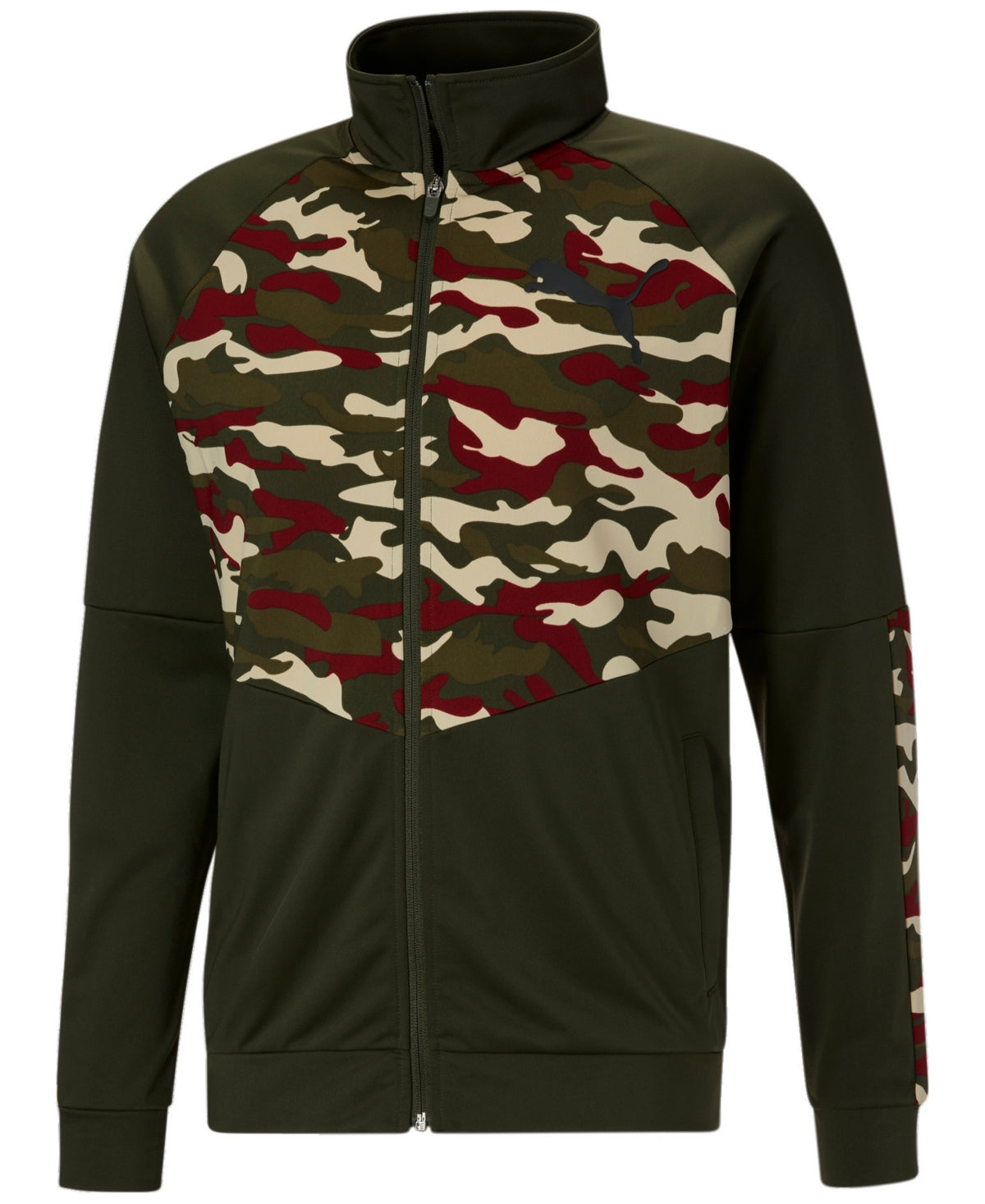 Puma Mens Knit Camouflage Zip-up Track Jacket Large Green – Bristol ...