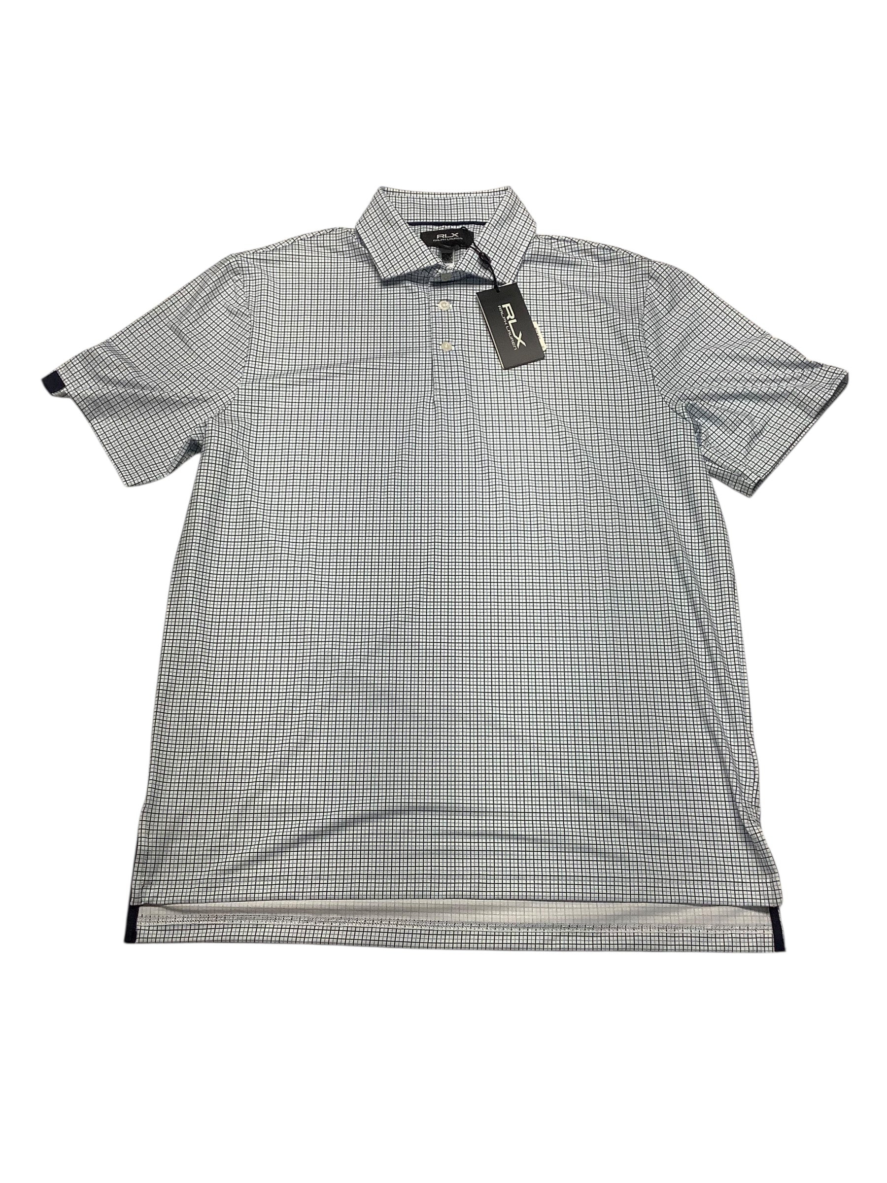 RLX Ralph Lauren Mens Regular fit Short Sleeve Polo Shirt Medium Blue ...