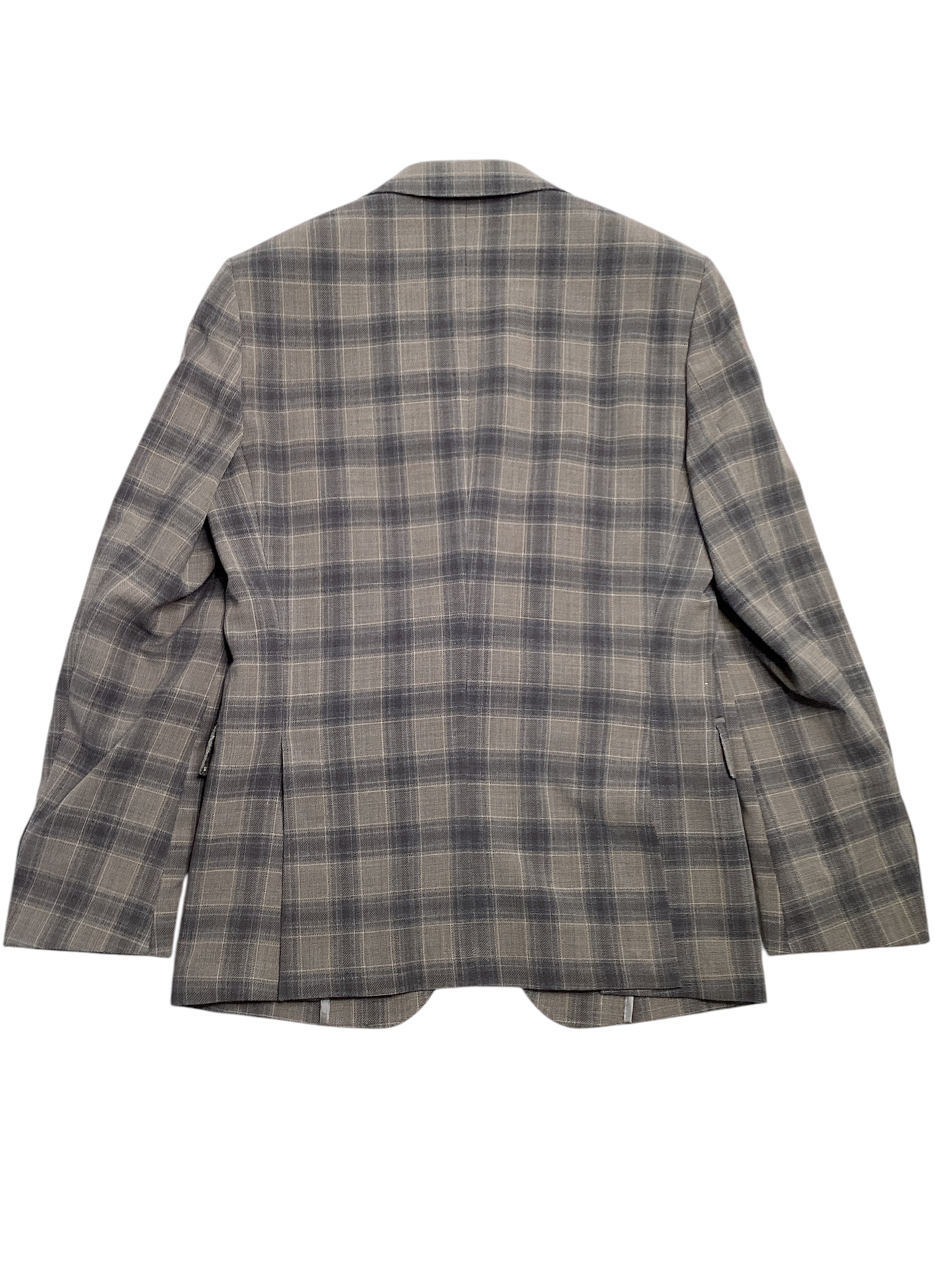 HUGO BOSS Hutson Glen Check Slim Fit Sport Coat Blazer 38R Brown / Blu ...