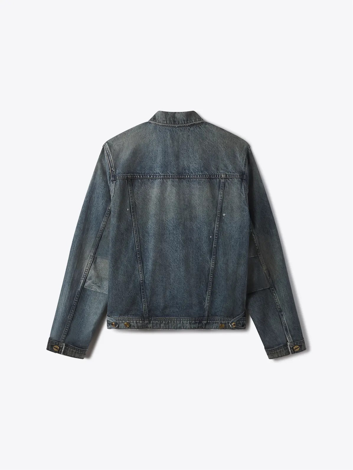 Vayder Mens Regular fit Demim Trucker Jacket Coat Medium Blue – Bristol ...